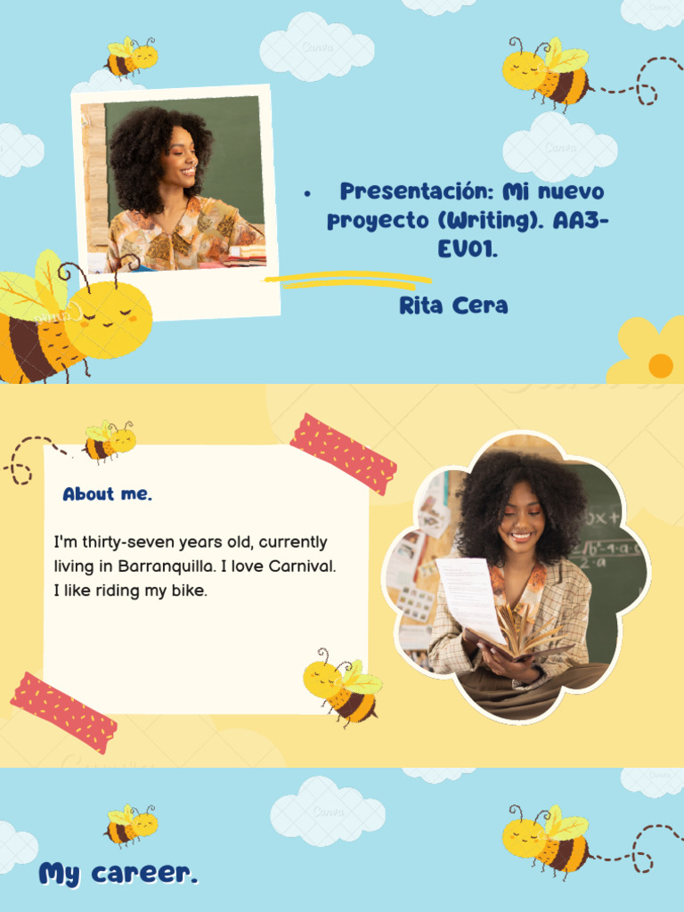 Presentación Mi Nuevo Proyecto (Writing) - AA3-EV01. | PDF