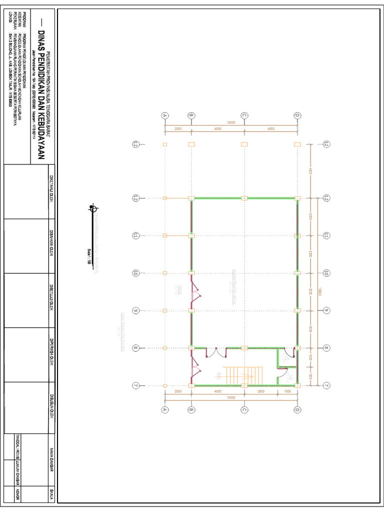 Retil Lantai 1 | PDF