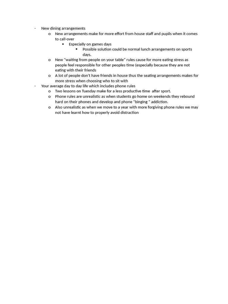 4th Form Forum Notes 14.09.24 | PDF