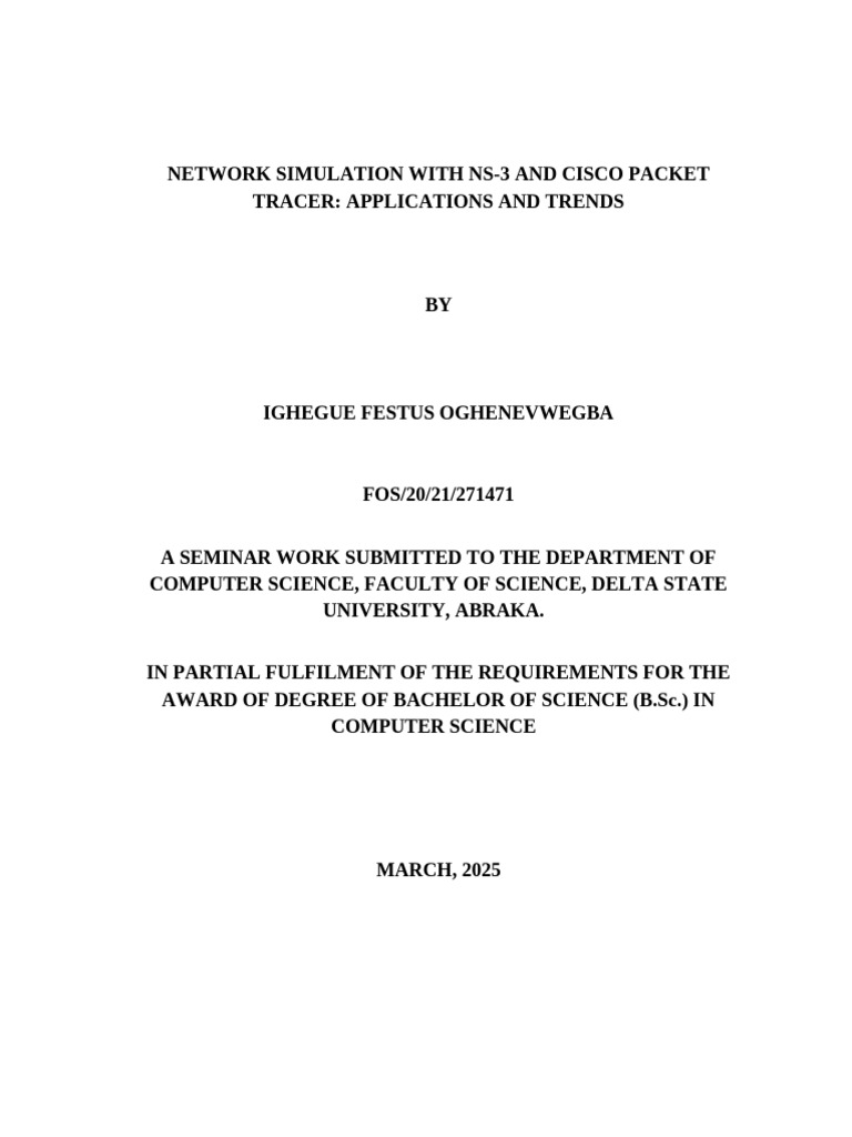 Network Simulat-Wps Office | PDF | Computer Network | Internet Of Things