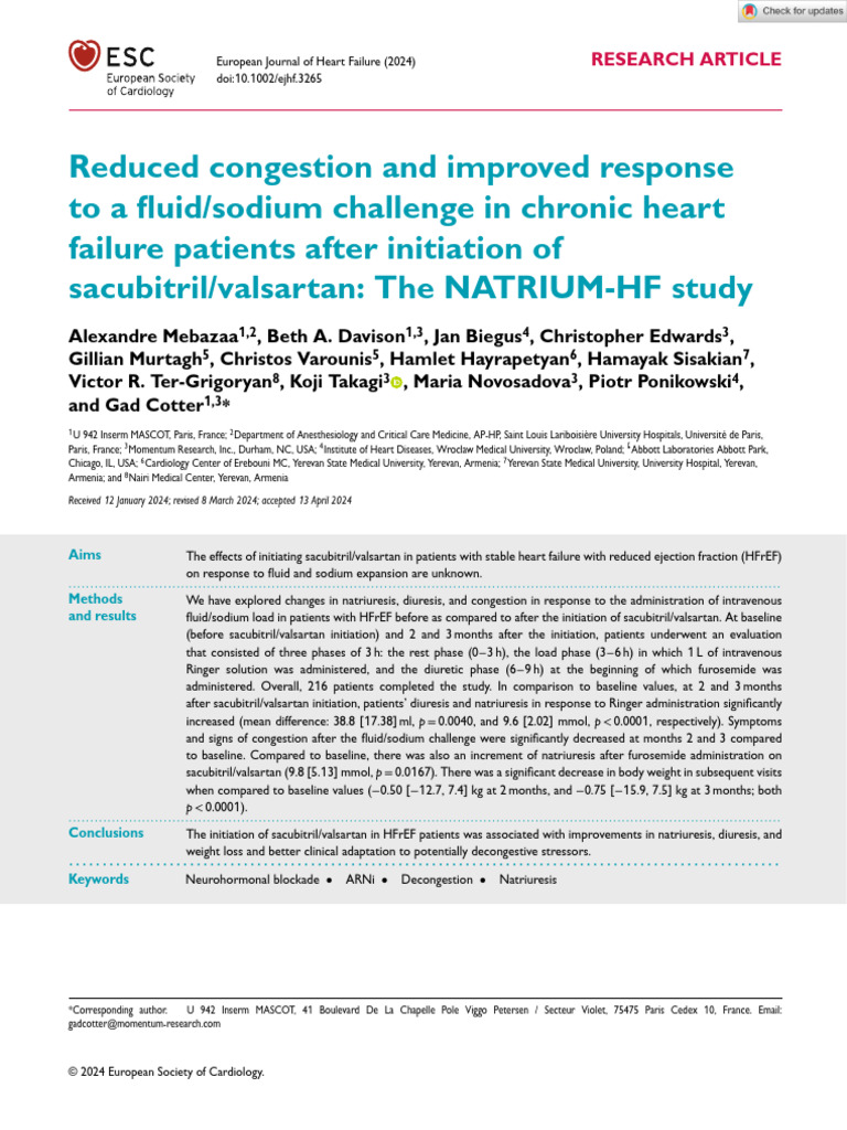 2024 NATRIUM HF Entresto Reduce Congestion n Fluid Challenge Response ...