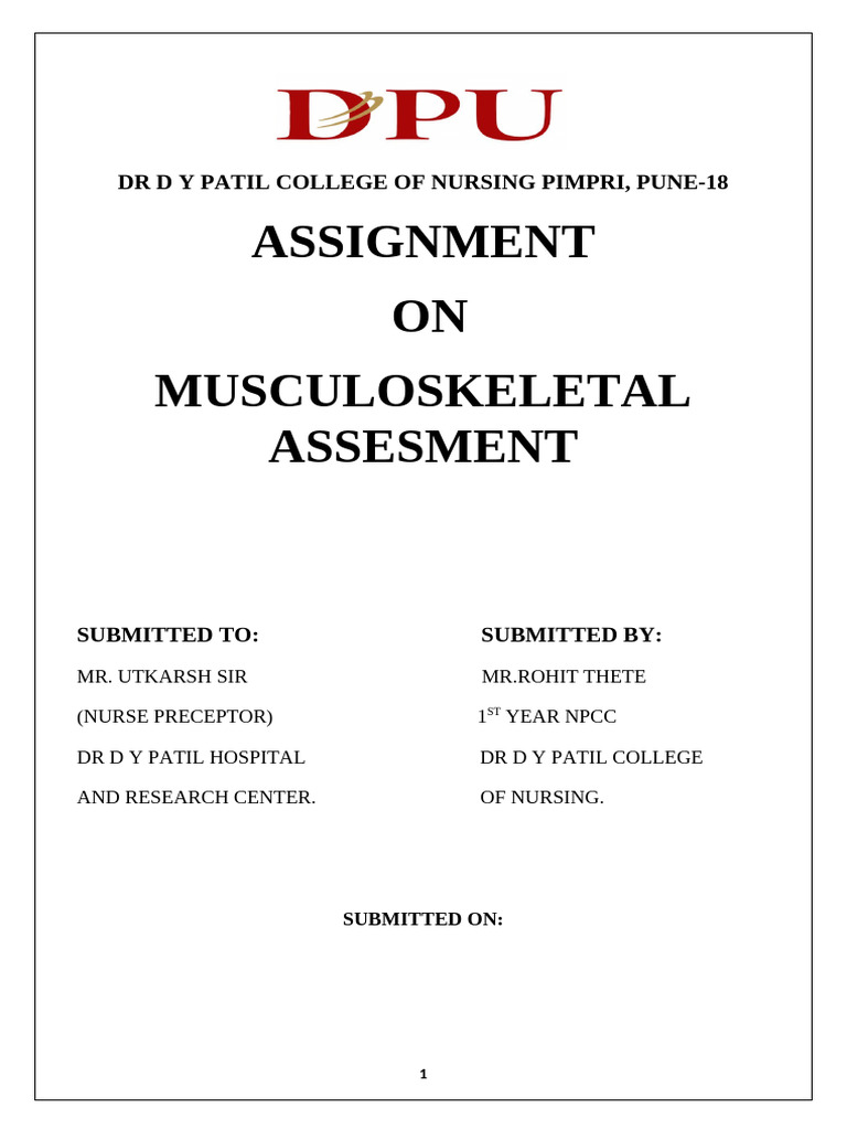 Musculoskeletal Assessment Guide | PDF | Anatomical Terms Of Motion | Elbow