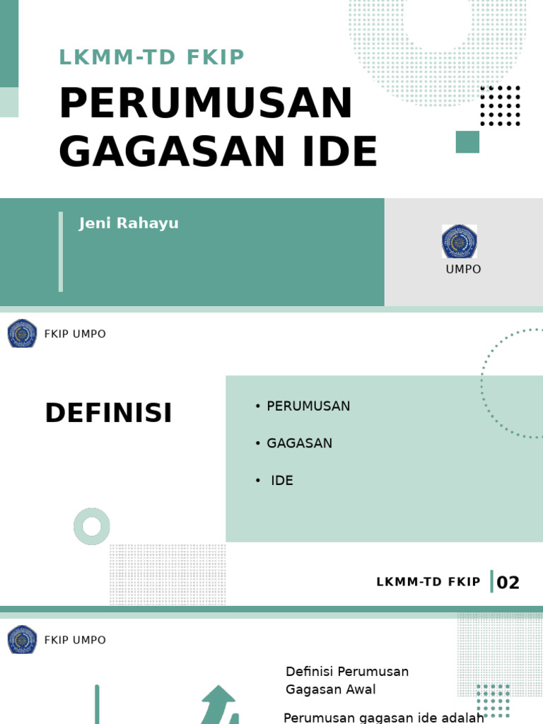 Perumusan Gagasan Ide (1) | PDF