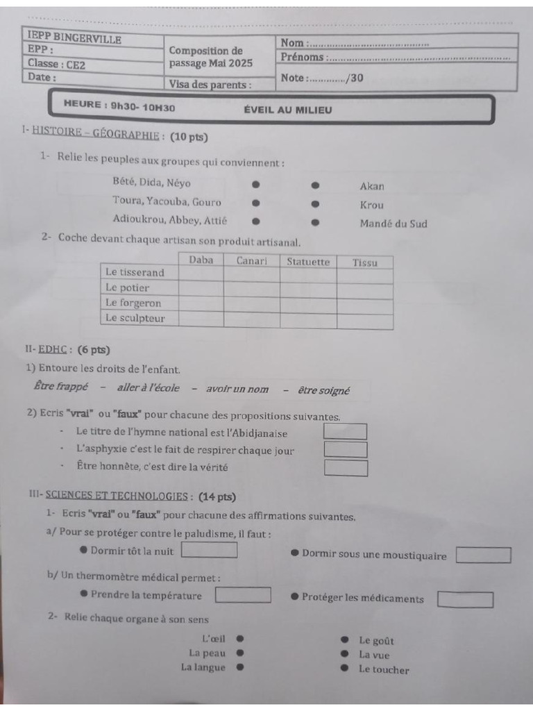 CE2 eveil | PDF