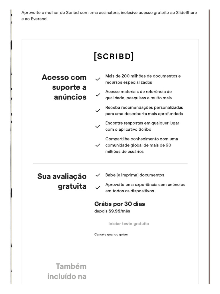 O Que É Scribd | PDF