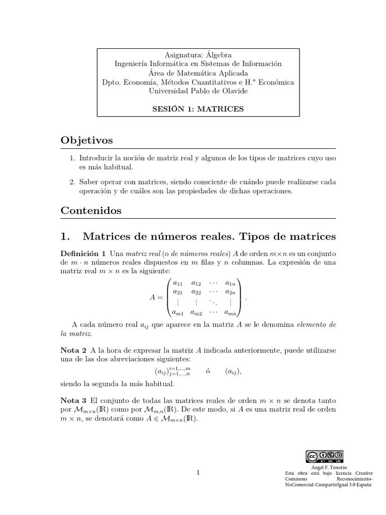 Algebra Lineal | PDF | Matriz (Matemáticas) | Teoría de la matriz