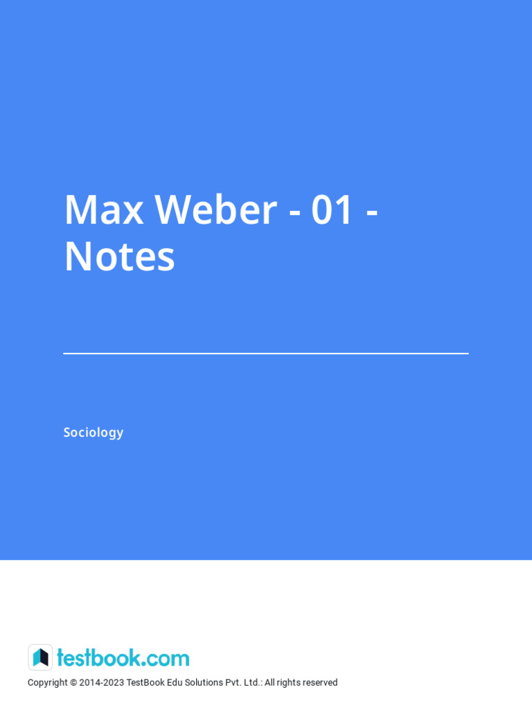 Max Weber's Ideal Types and Authority | PDF | Charisma | Max Weber