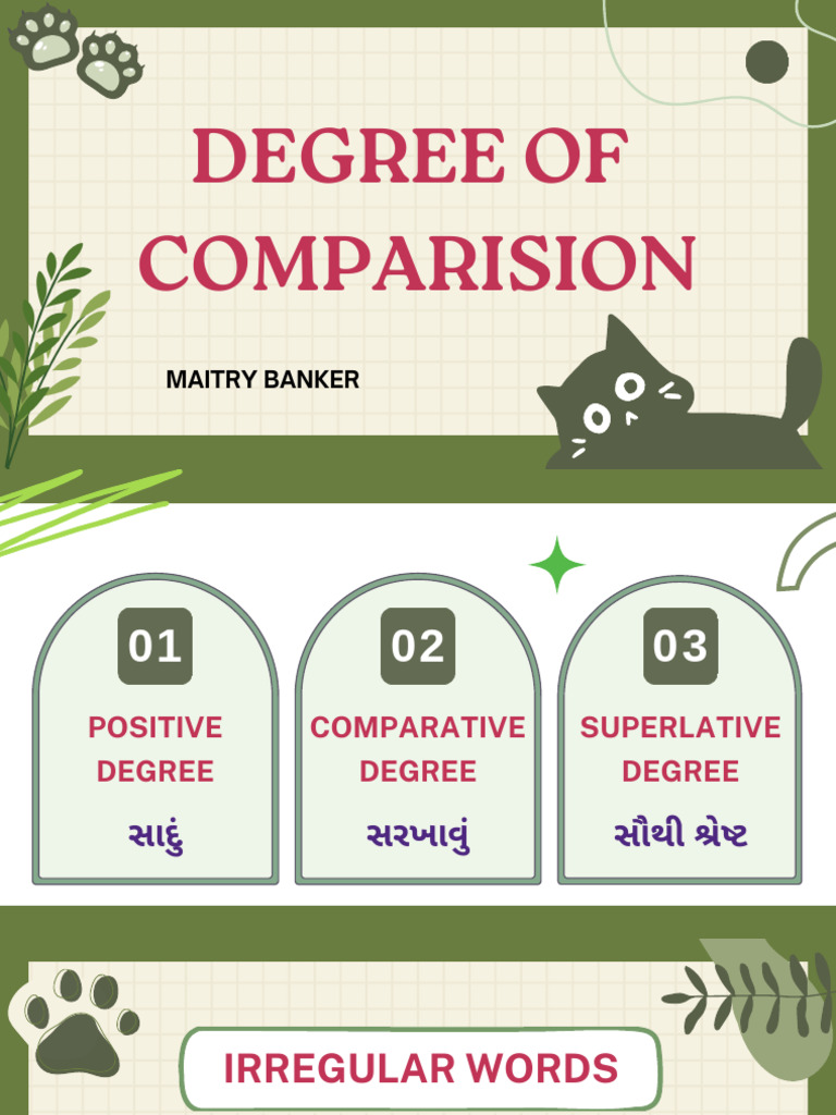 Degrees of Comparison Explained | PDF