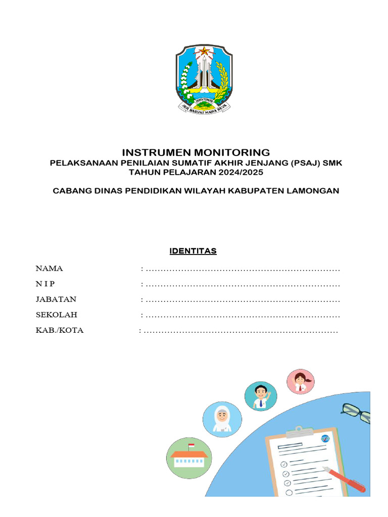 Instrumen Psaj SMK TP 2024 2025 | PDF