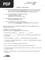 Past Habits: Used to and Would Exercises | PDF