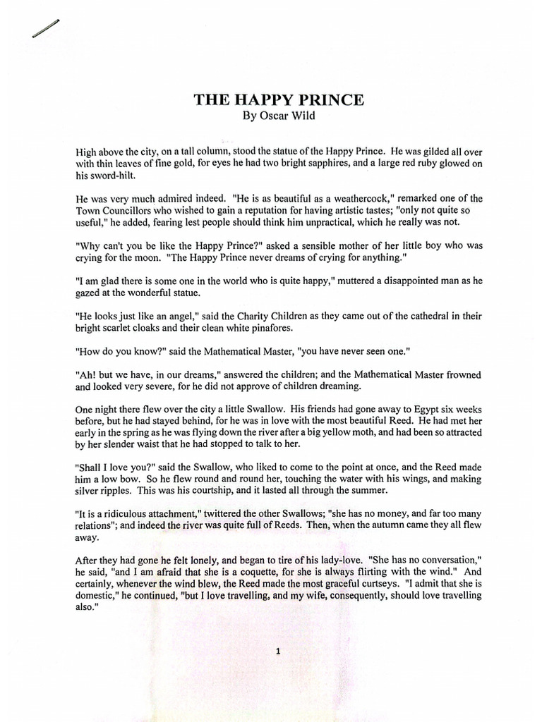 The Happy Prince | PDF