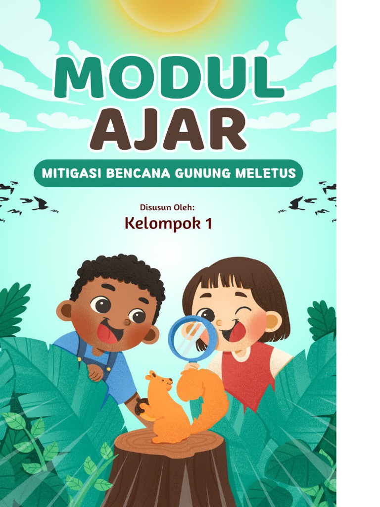 Modul Ajar Mitigasi Gunung Meletus | PDF