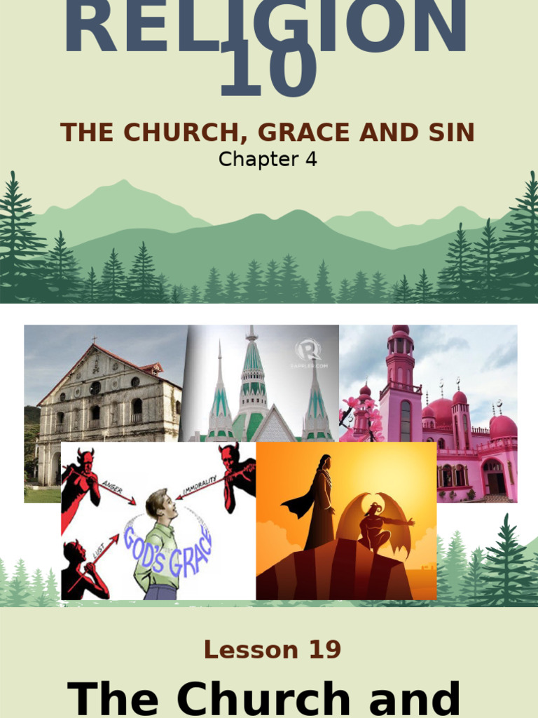 Lesson 19-20 - The Church and Christian Moral Living and Obstruction To ...