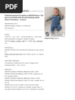 Fish and Chip Babies Knitting Pattern | PDF | Knitting | Sweater