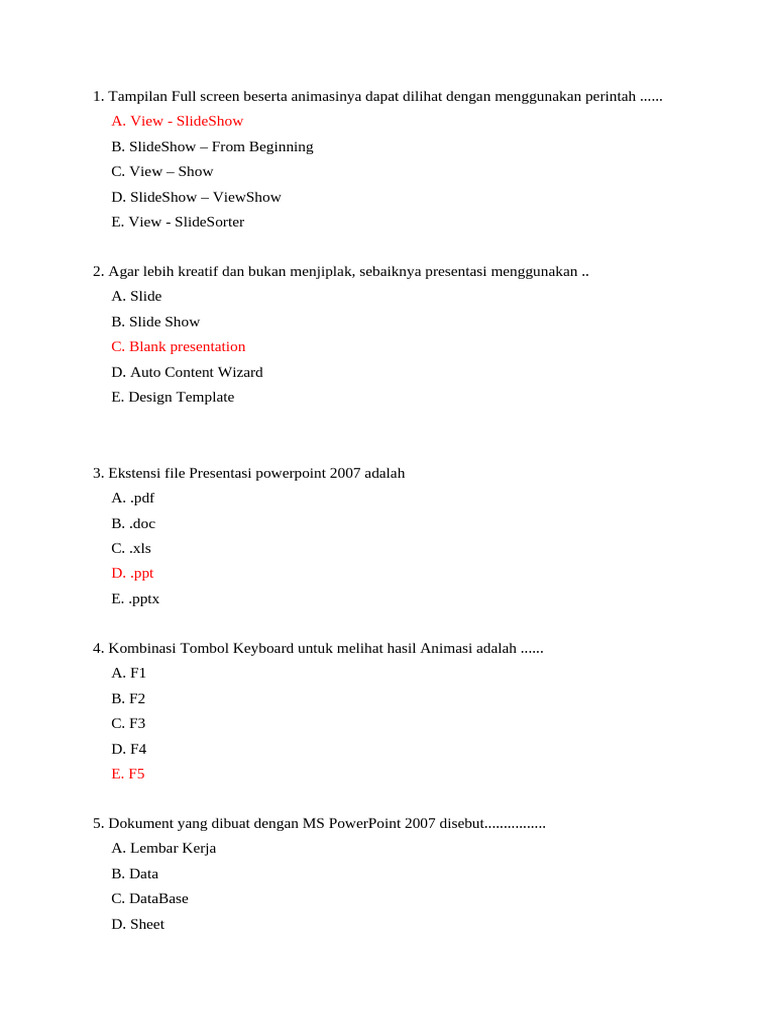 Latihan Soal Mapel Riset | PDF