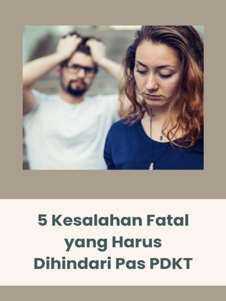 BONUS #3 - Ebook 5 Kesalahan Fatal Yang Harus Dihindari Pas PDKT | PDF