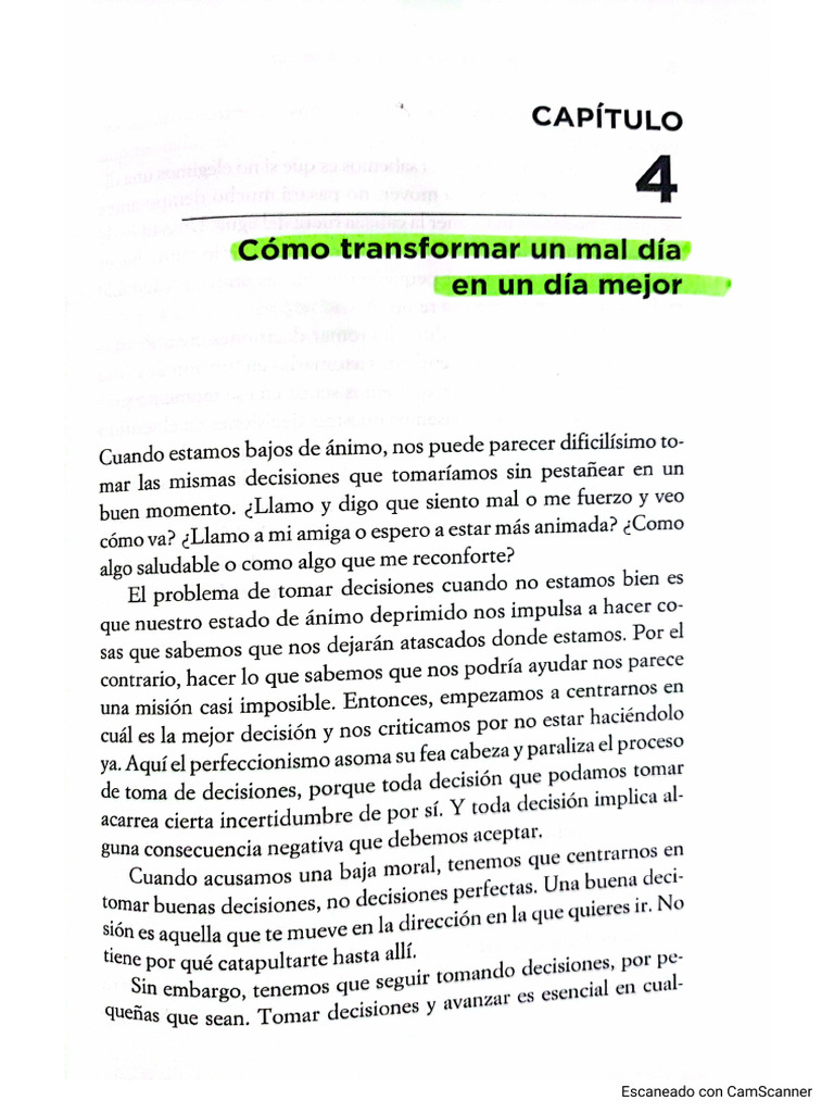 Cómo Transformar Un Mal Día | PDF