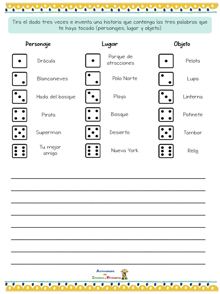 Inventar Historias Dado | PDF