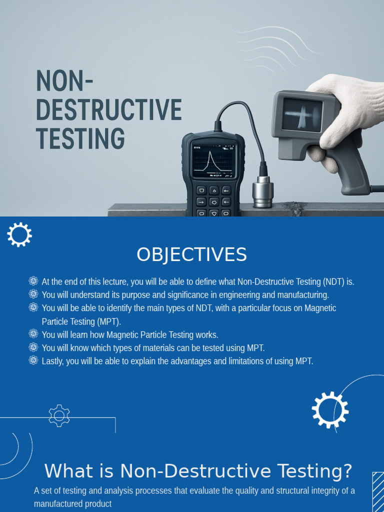 Non-Destructive Testing | PDF | Nondestructive Testing | Mechanical ...