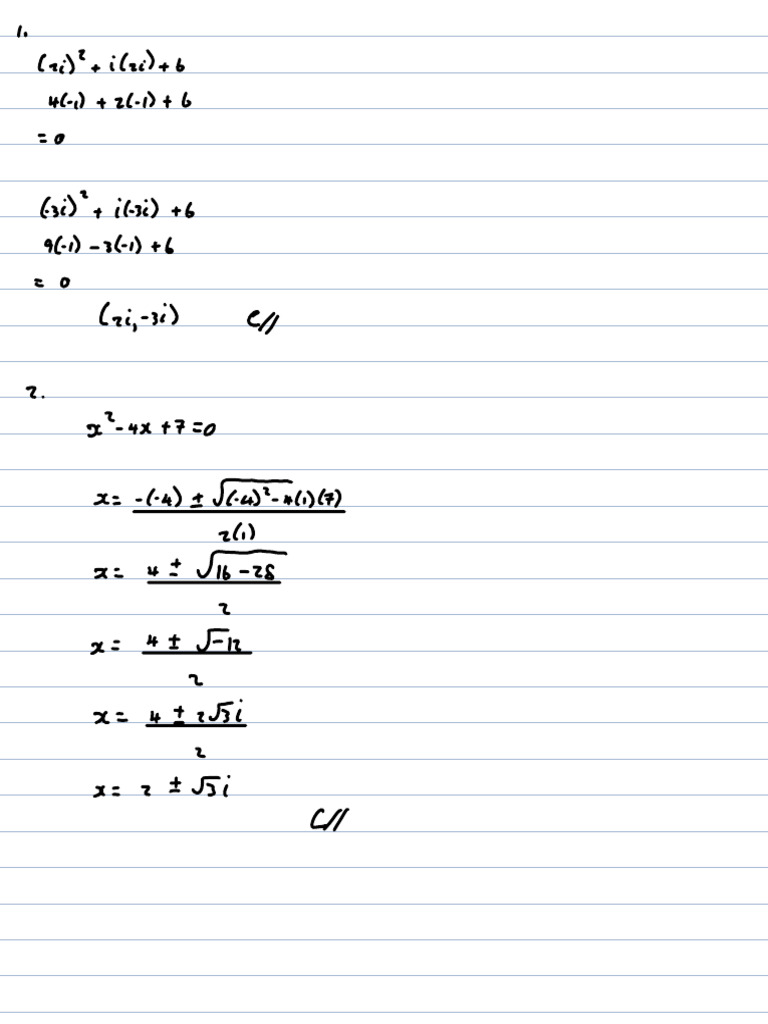 Cape Math U2 Paper 1 Solutions 2024 | PDF