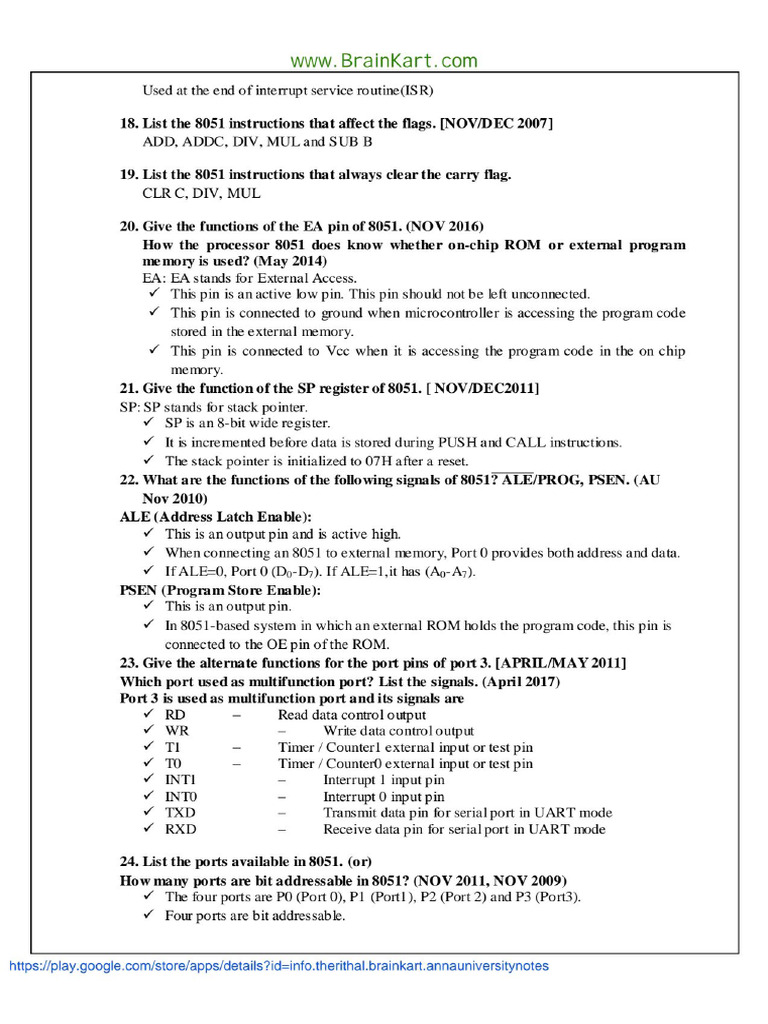 Embedded Systems and IOT Design - ET3491 - Important Questions and 2 ...