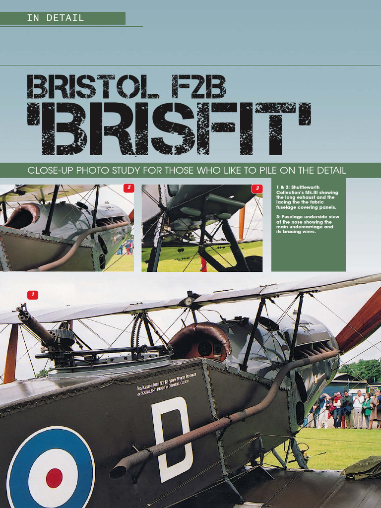 Bristol F2B Detailed Photo Study | PDF | Supermarine Spitfire | Aviation