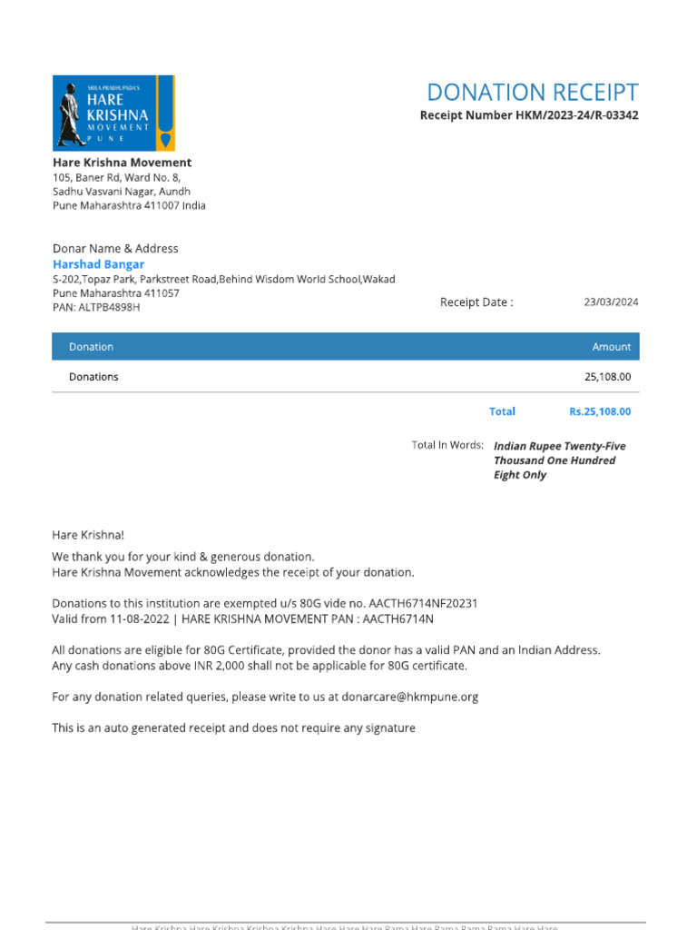 Harshad Bangar 2024 | PDF