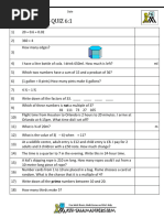 Arithmetic Mental Maths Year 6 Answers | PDF | Area