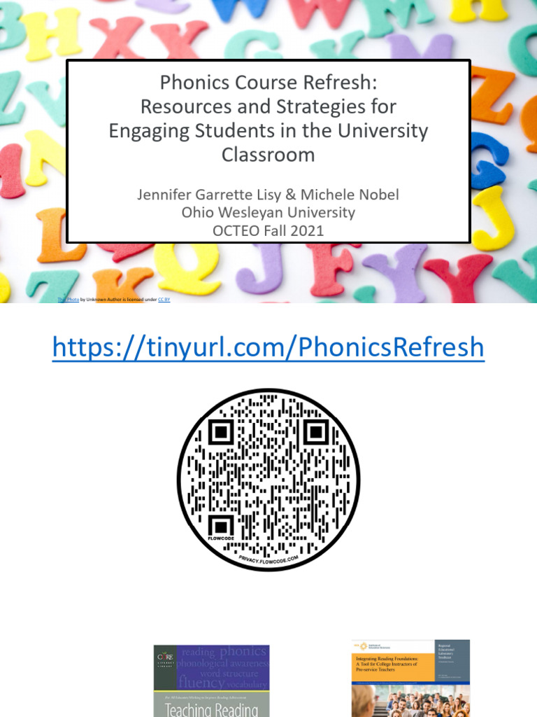 Phonics Course Refresh OCTEO Fall 2021 | PDF | Phonics | Reading (Process)