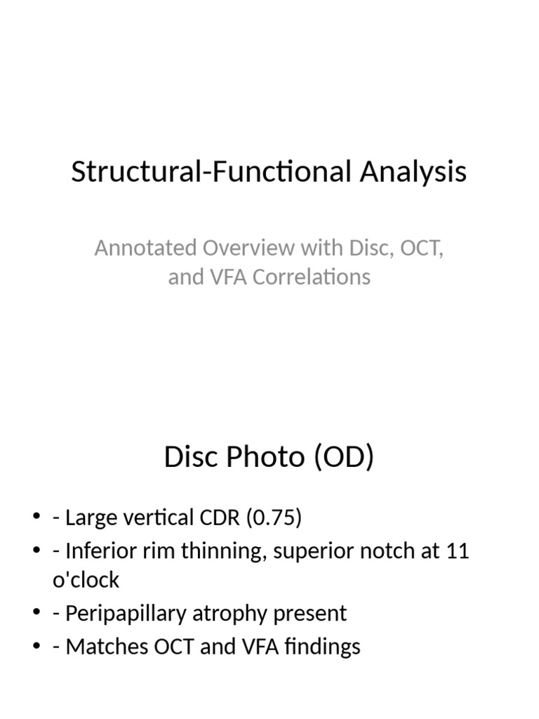 Annotated Structural Functional Analysis | PDF