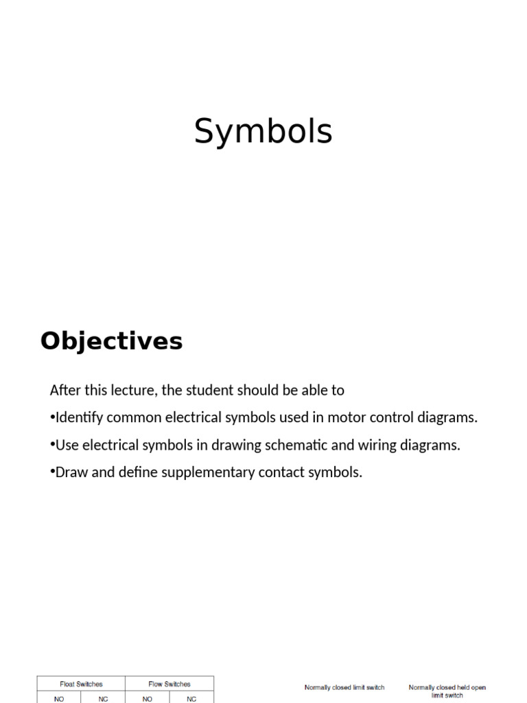 Automation III - Symbols | PDF