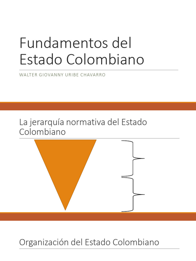 Fundamentos Del Estado Colombiano_4 | PDF | Legislatura | Ley Pública