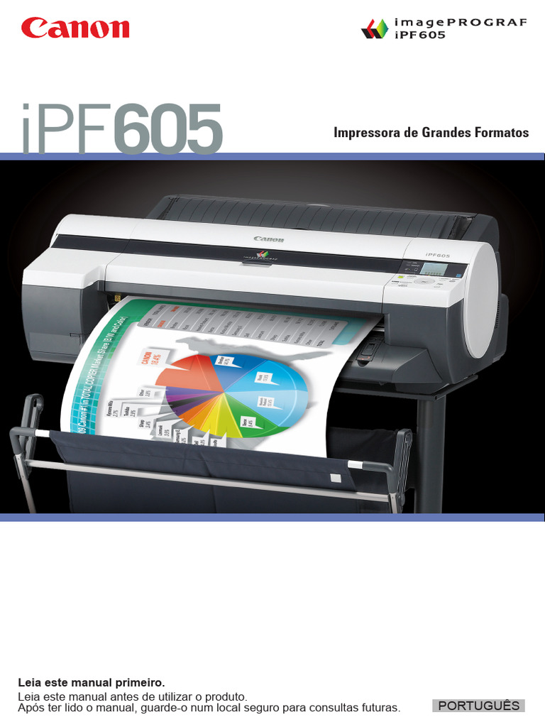 Manual Do Usuário - iPF605 | PDF | Impressão | Impressora (informática)