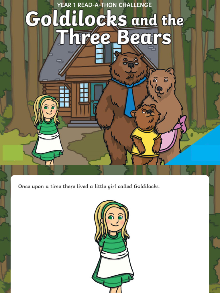 Goldilocks and The Three Bears | PDF