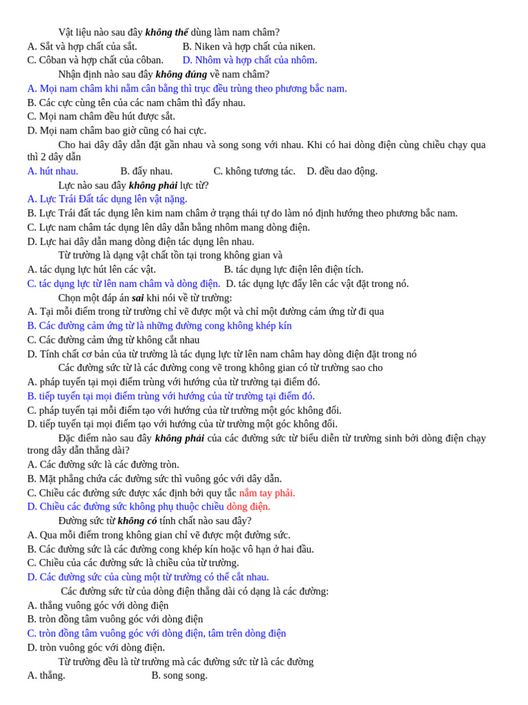 CHƯƠNG IV Ly 11 | PDF