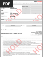 Hotel Booking Confirmation Email Template | PDF