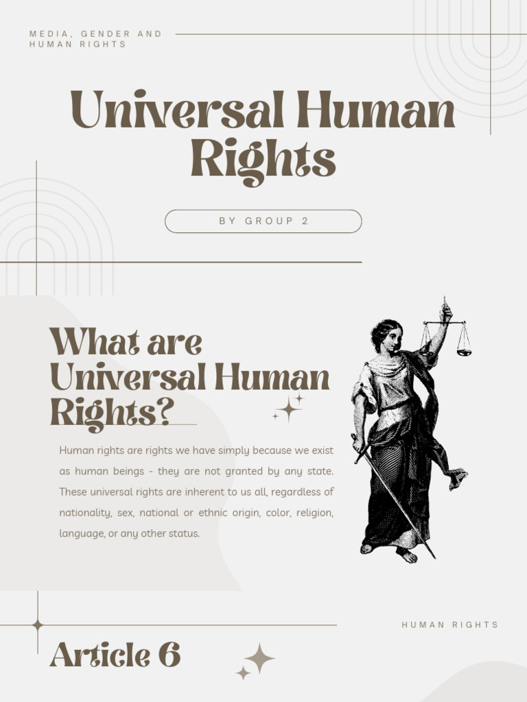 Media, Gender and Human Rights - 20250604 - 181848 - 0000 | PDF | Right ...