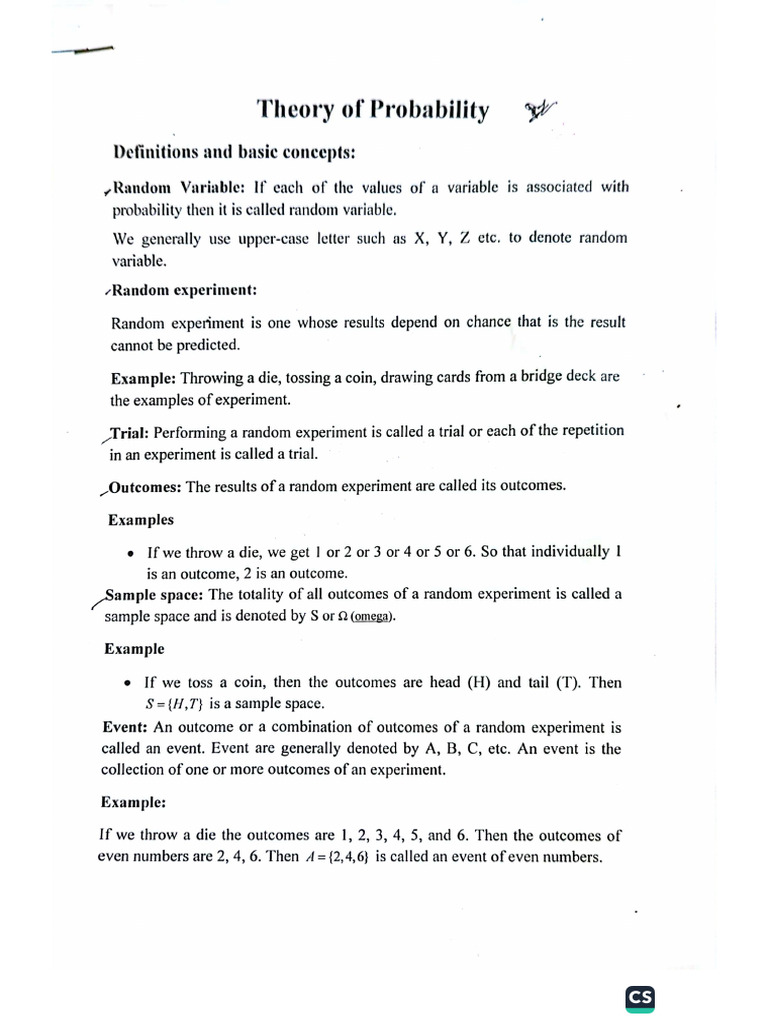 Theory of Probability | PDF