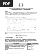 RBT Initial Competency Assessment Packet: Requirements | PDF ...