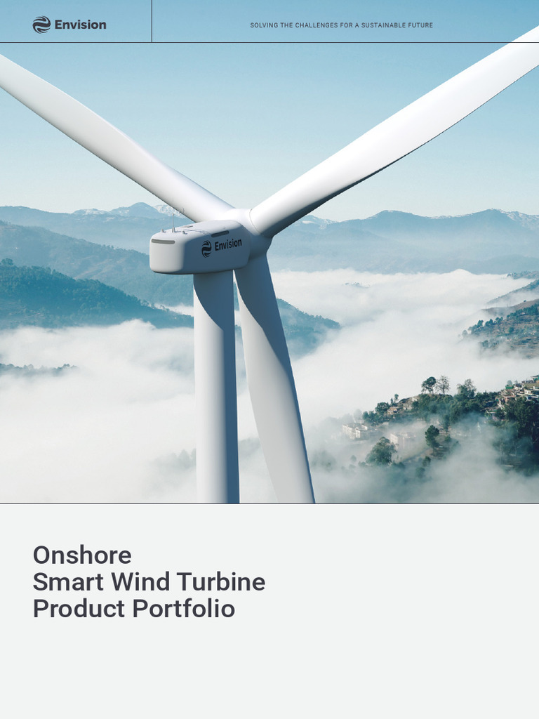 Envision Onshore Smart Wind Turbine Product Portfolio 1743404837 | PDF ...