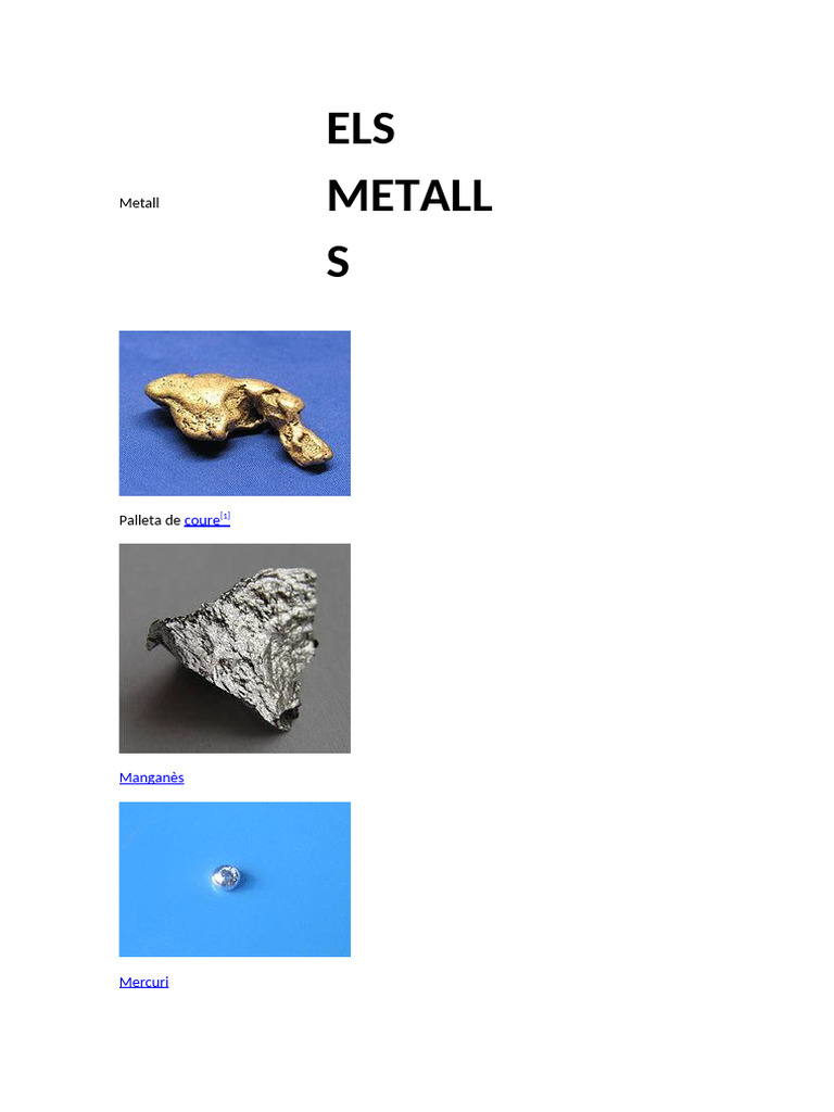 Metall | PDF
