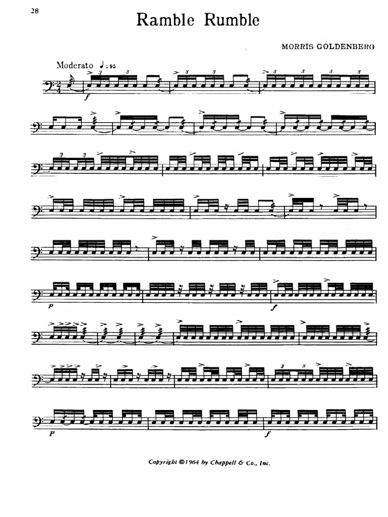 Ramble Rumble Goldenberg | PDF