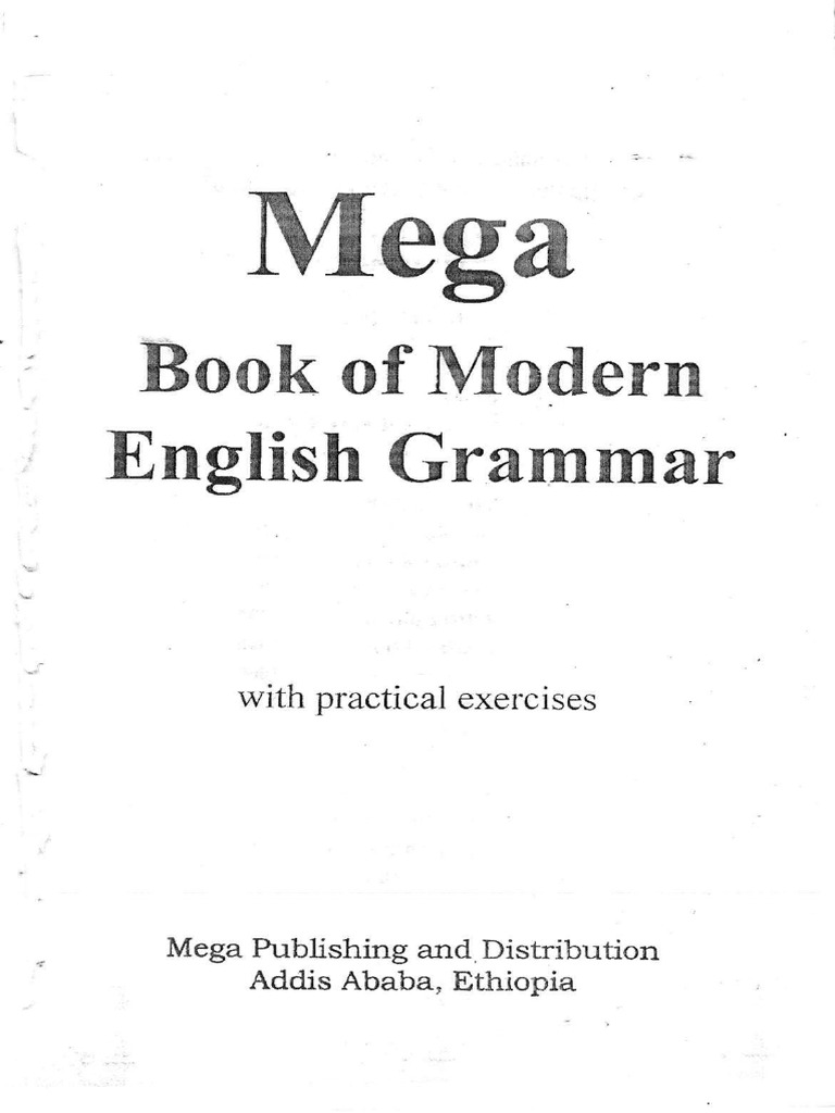 Mega Book of English Grammar With Practical Exercises | PDF