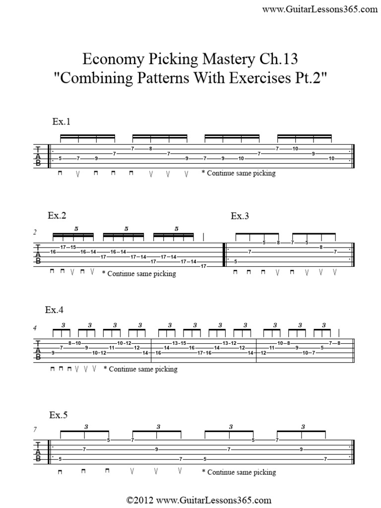 Combining Patterns W Exercises PT 2 | PDF