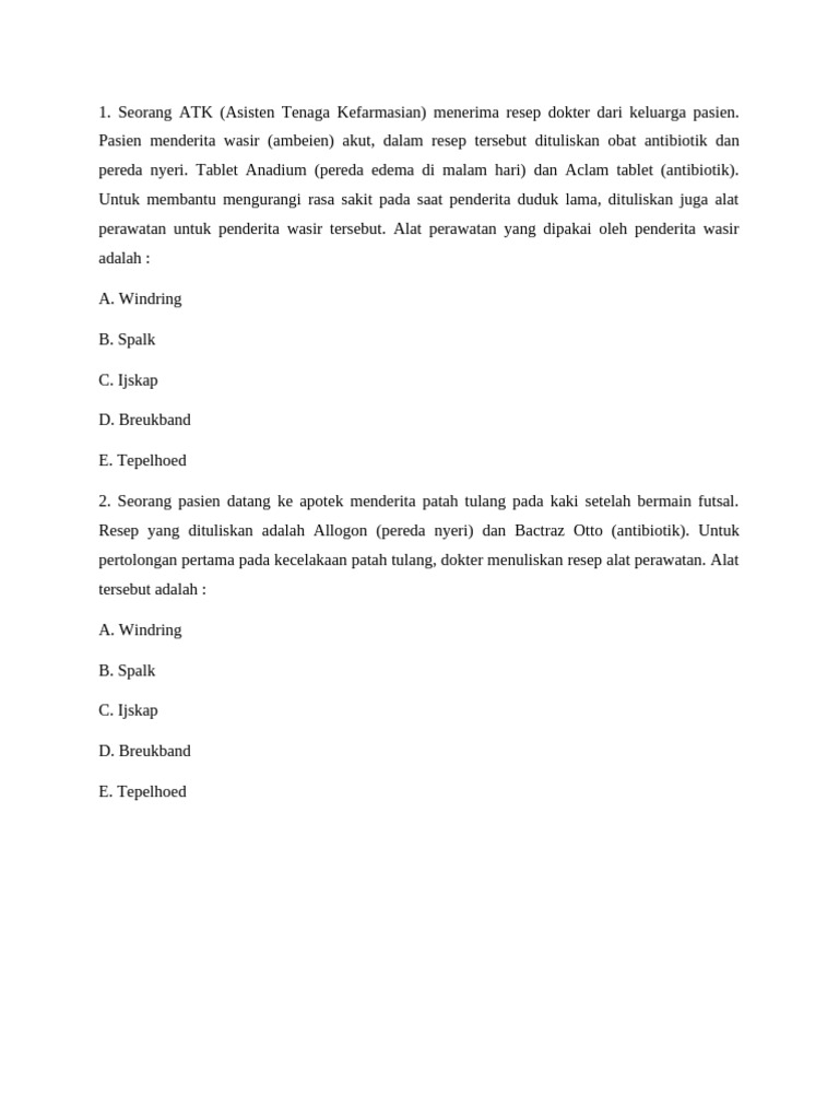 Penggunaan Bactraz dalam Perawatan Pasien | PDF