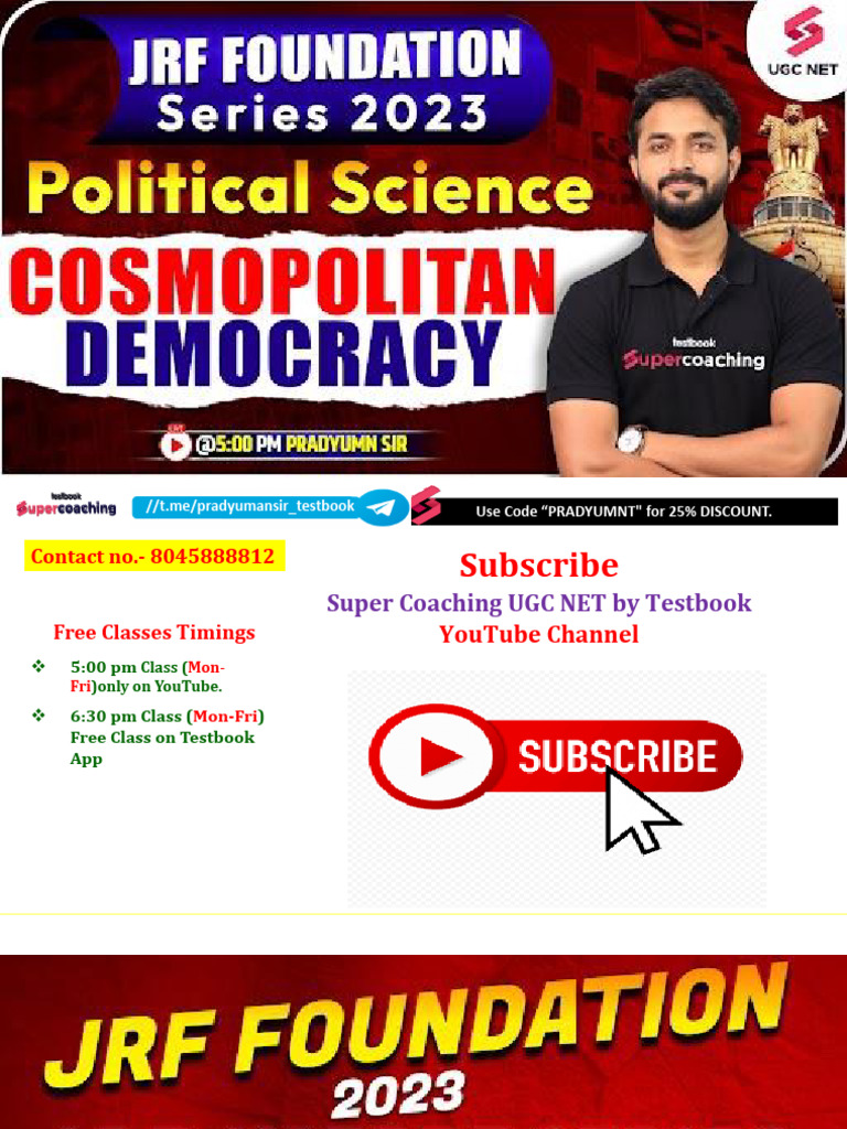 Cosmopolitan Democracy | PDF