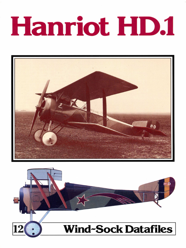 Windsock Datafile 012 Hanriot HD.1 | PDF