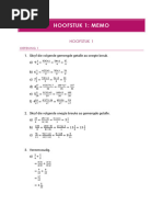 Mathematics Memo Grade 8 Afrikaans | PDF
