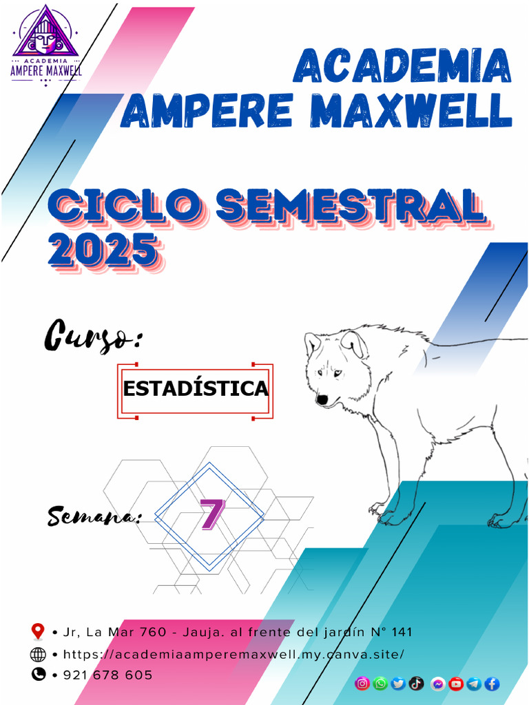 Aam Semestral2025 Estadística Sem7 | PDF