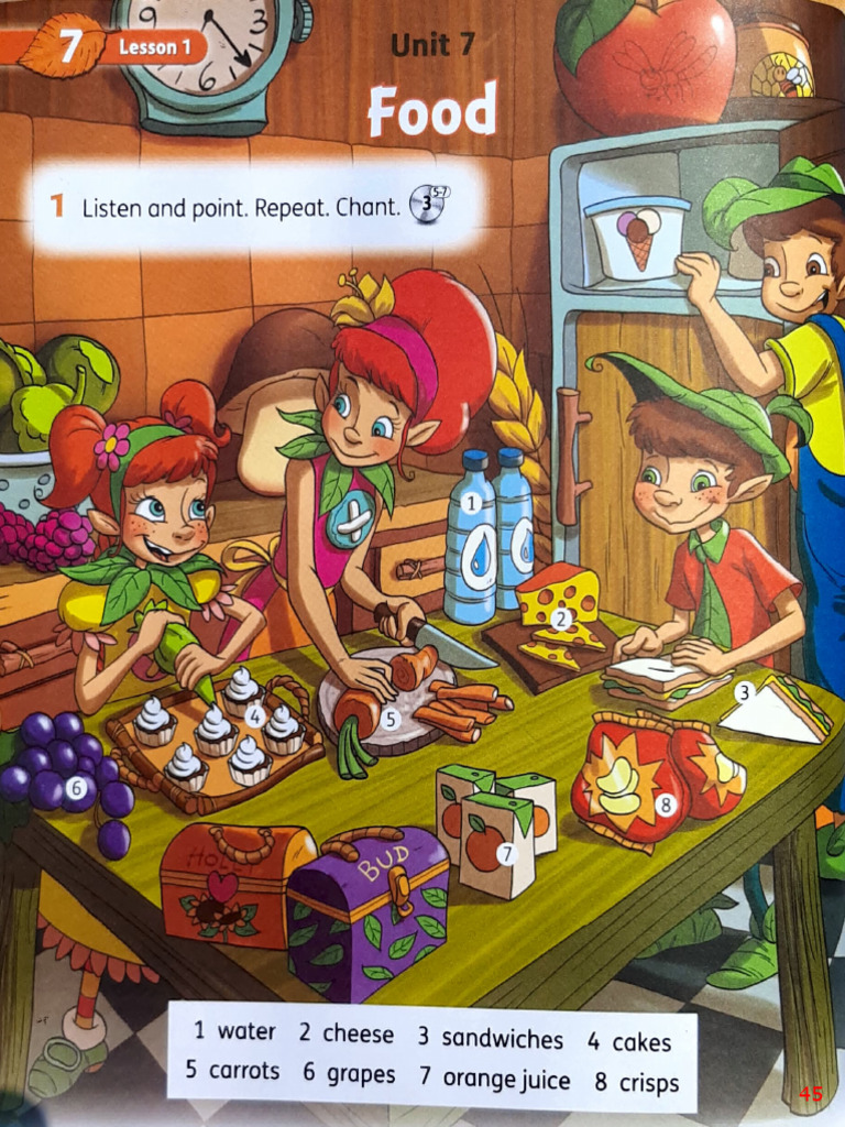 English Booklet 2nd Grade - 2da Parte | PDF | Foods | Cuisine